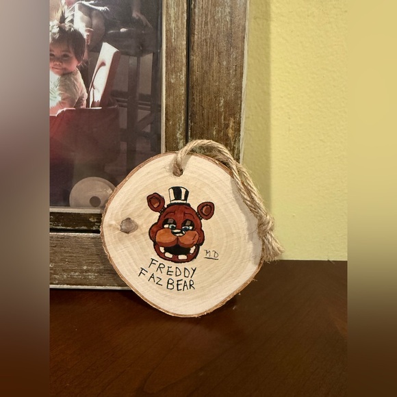 Handmade | Art | Freddy Fazbear Wooden Art Piece | Poshmark